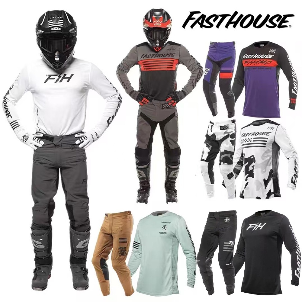 2025 Fasthouse Off road Equipment Set Top Enduro Motorcycle Riding Suit ...