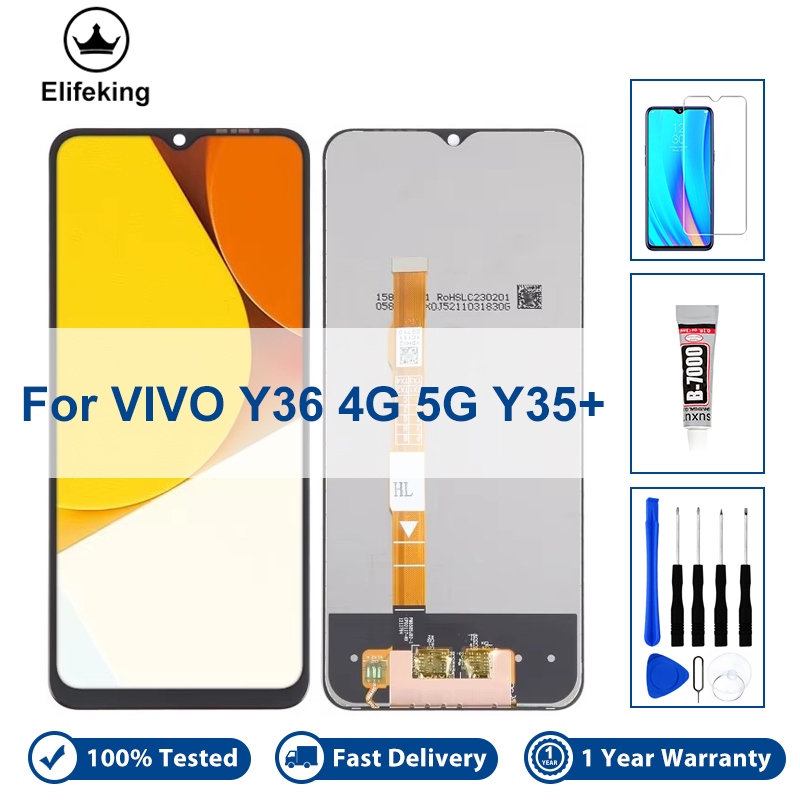 Original LCD For VIVO Y36 4G 5G Y35+ Display Touch Screen Assembly ...