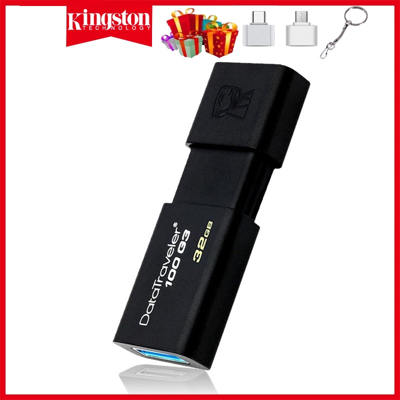 Kingston USB Flash Drive 8GB 16GB 32GB 64GB 128GB DT100G3 256GB USB 3.0 ...
