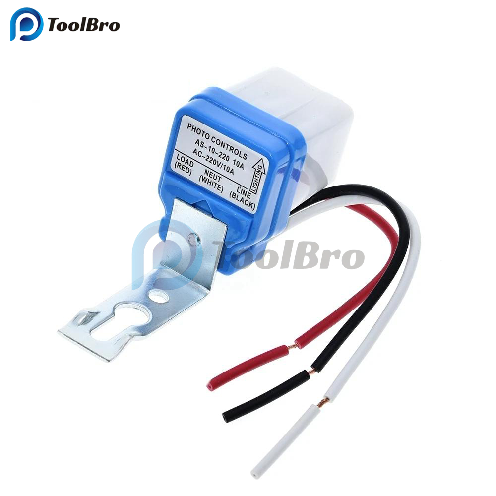 12V 24V 220V Automatic On Off Photocell Street Light Sensor Switch Auto ...