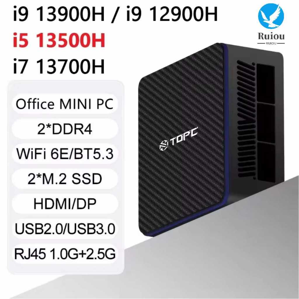 MINI PC Intel Core i5-13500H/i7-13700H/i9-13900H Mini PC DDR4 32GB 1TB ...