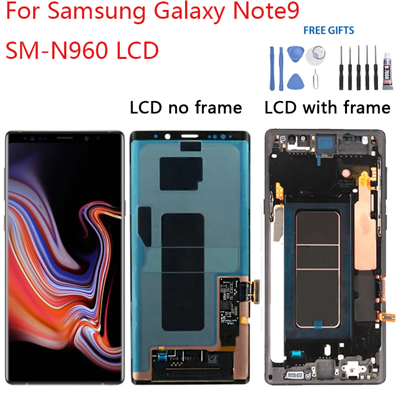 TFT/OLED/Original 100% Tested For Samsung Galaxy Note9 SM-N960 LCD ...