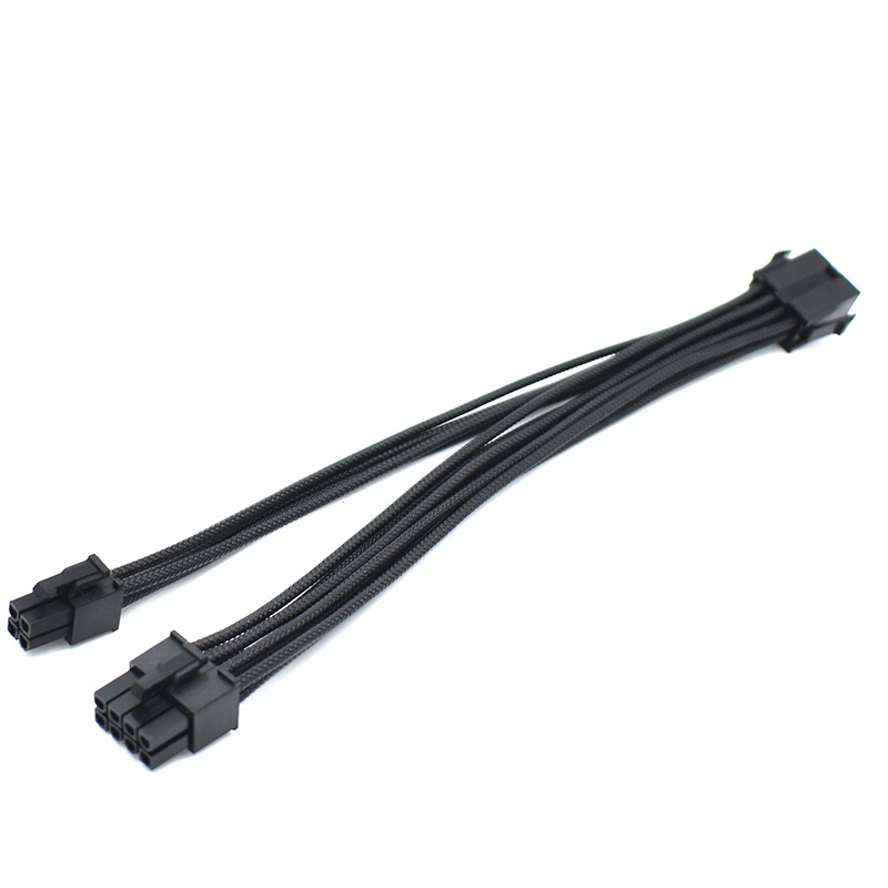 EPS 12V CPU 8 Pin Female to CPU ATX 8Pin + ATX 4 Pin Male Power Supply ...