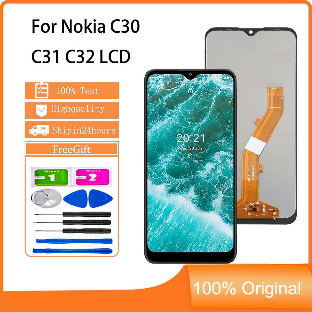 For Nokia C30 C31 C32 LCD Display Touch Screen Replacement Digitizer ...