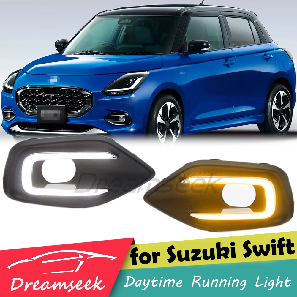 LED Daytime Running Light DRL for Suzuki Swift AOL 2024+ Fog Lamp w ...