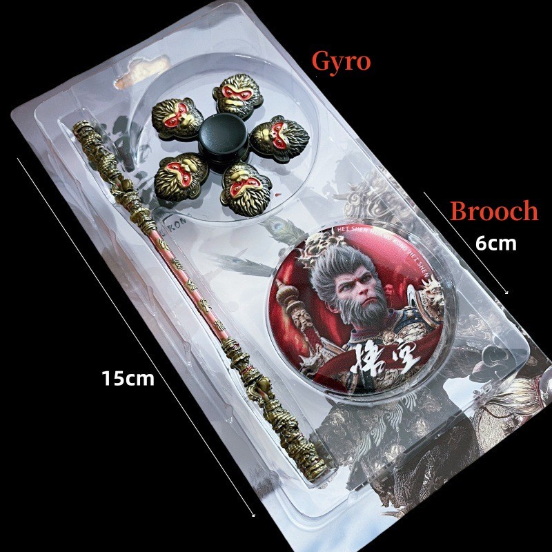 A Set Black Myth Wukong Weapon Model Toy Sun Wukong Magic Golden Cudgel ...