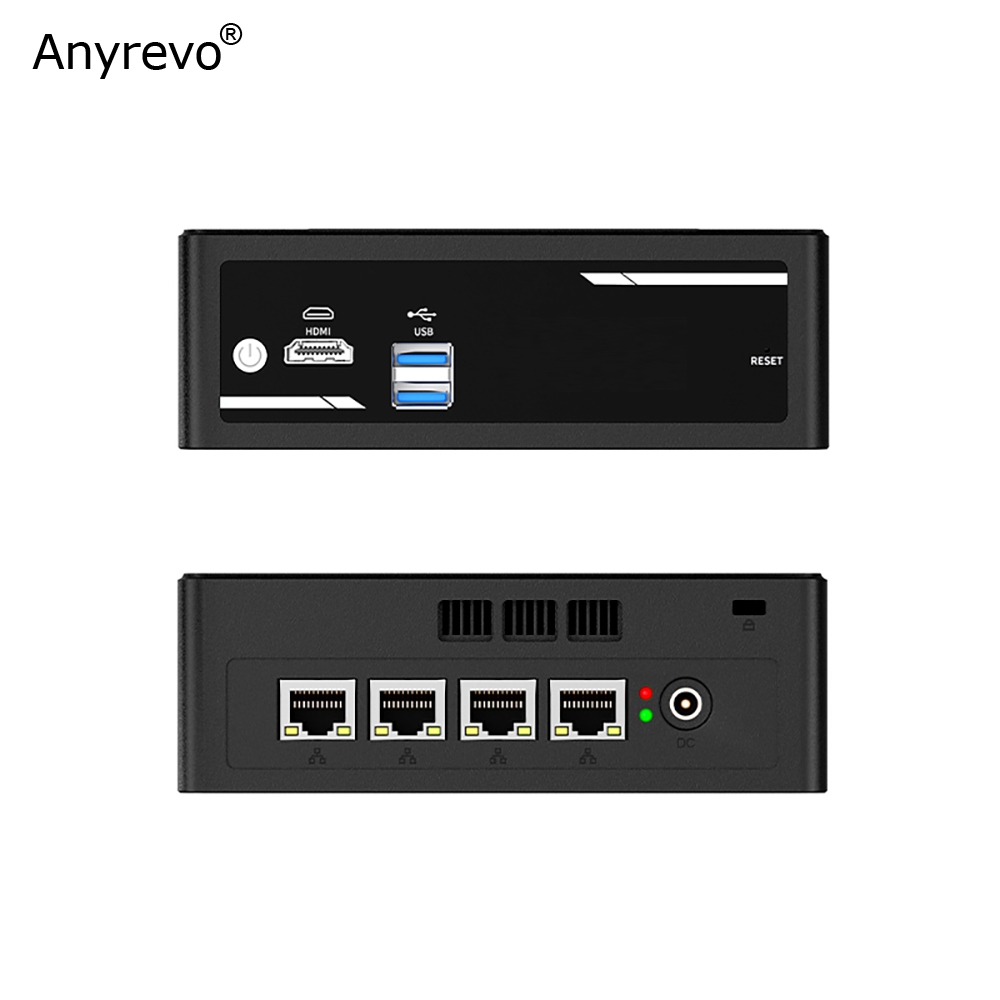 With built in fan design Intel Celeron J4125 Quad Core Mini PC with 4 ...