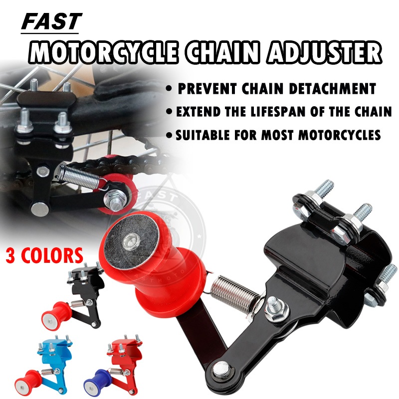 FAST Motorcycle Chain Adjuster Chain Tensioner Roller Automatic Chain ...