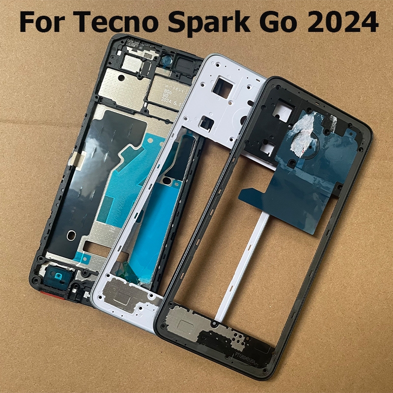 For Tecno Spark Go 2024 Front Housing Middle Frame Bezel Plate ...