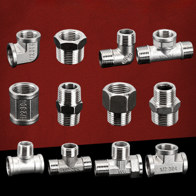 304stainless Steel Water Pipe Joint Three-way Elbow with Inner Outer ...