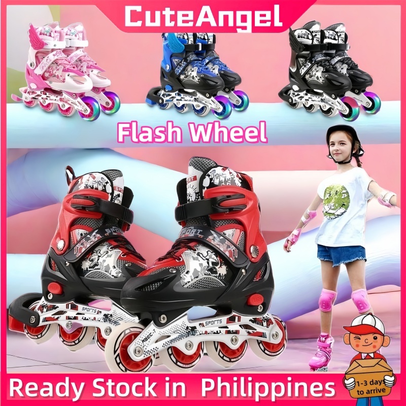 2025 Kasut Kid Roda Roller Skate Wheel with Light Kanak-Kanak Tayar ...