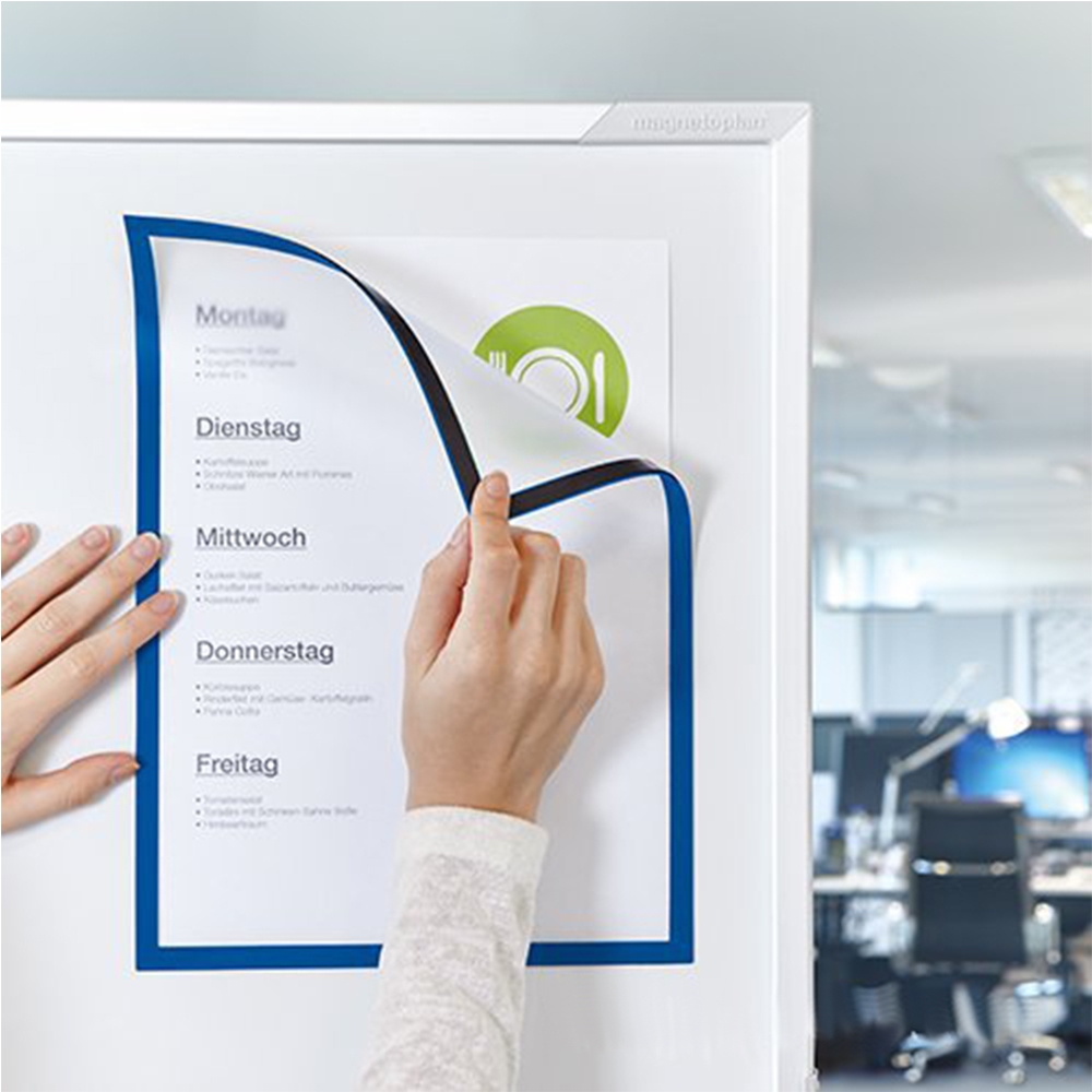 Magnetic File Frame Transparent PVC Document Display Frame for A4 Size ...