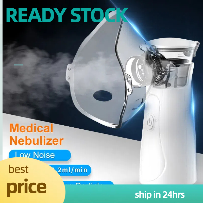 Local Stock Ultrasonic Portable Nebulizer Handheld Kids Adult Atomizer ...