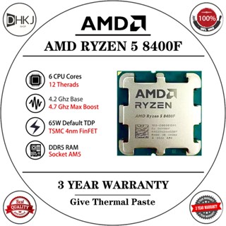 New AMD Ryzen 5 8400F R5 8400F Tray type 6 Cores 12 Threads 4.2GHz Desktop Processor Socket AM5 ...
