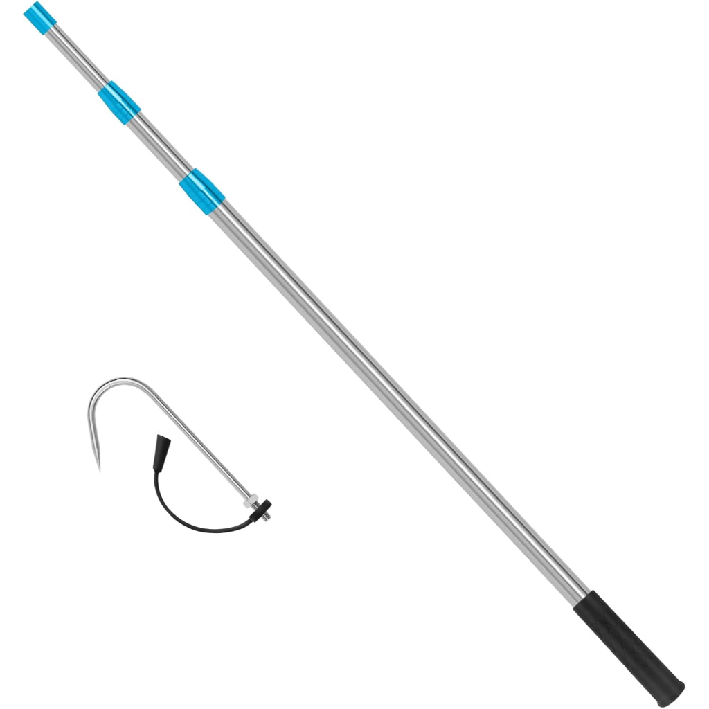 KOMCLUB Telescopic Harpoon Telescopic Fish Gaff Stainless Steel Harpoon ...