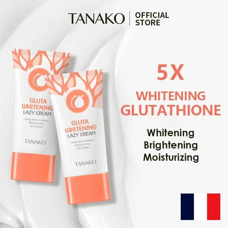 TANAKO Gluta Whitening Lazy Cream Nourishing Hydrating BB Cream for ...