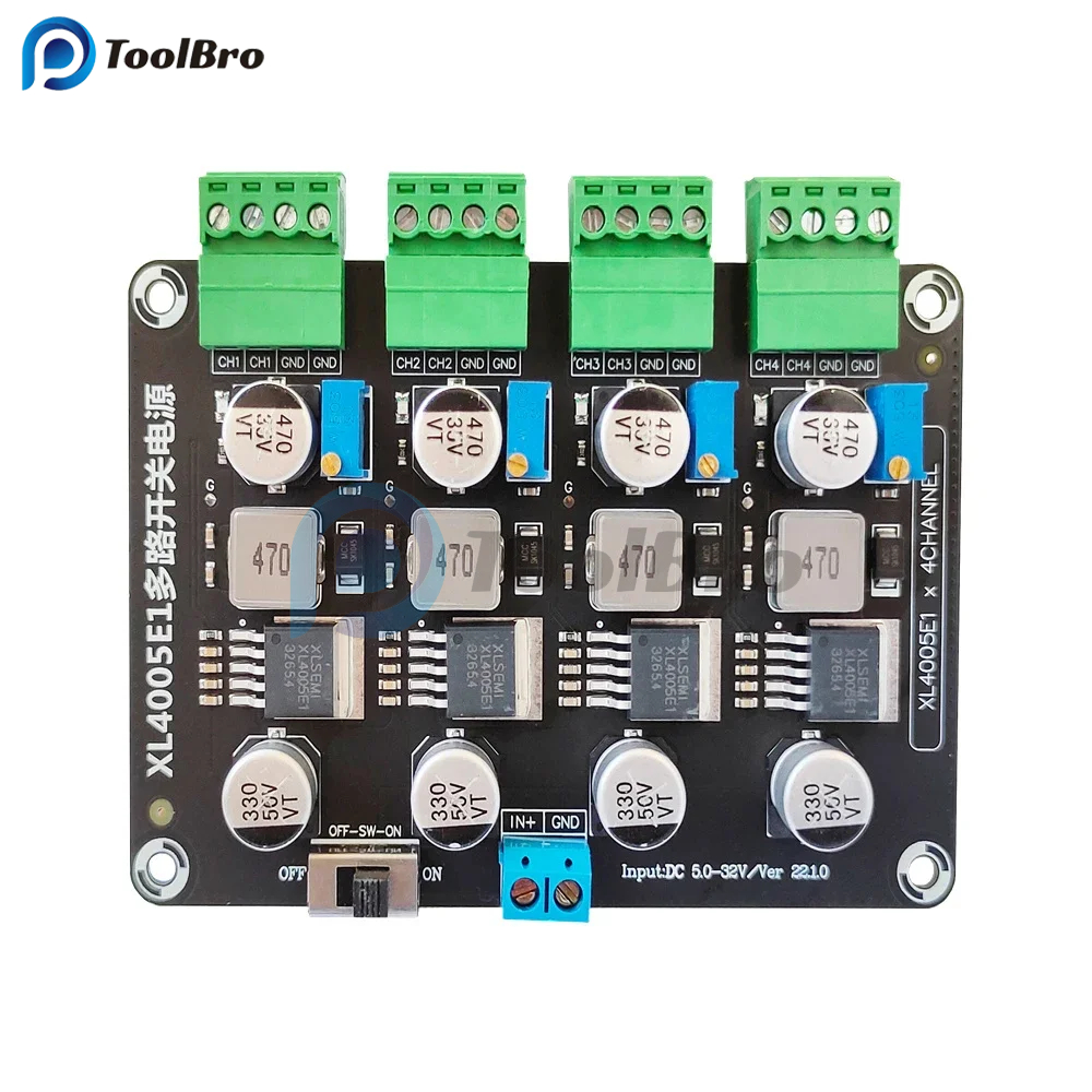 XL4005E1 DC-DC Adjustable Voltage Reduction Power Supply Module 5A ...