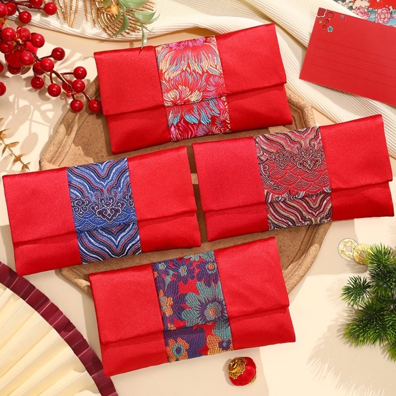 2026 Chinese New Year Angpao Money fabric Red Envelopes Birthday ...
