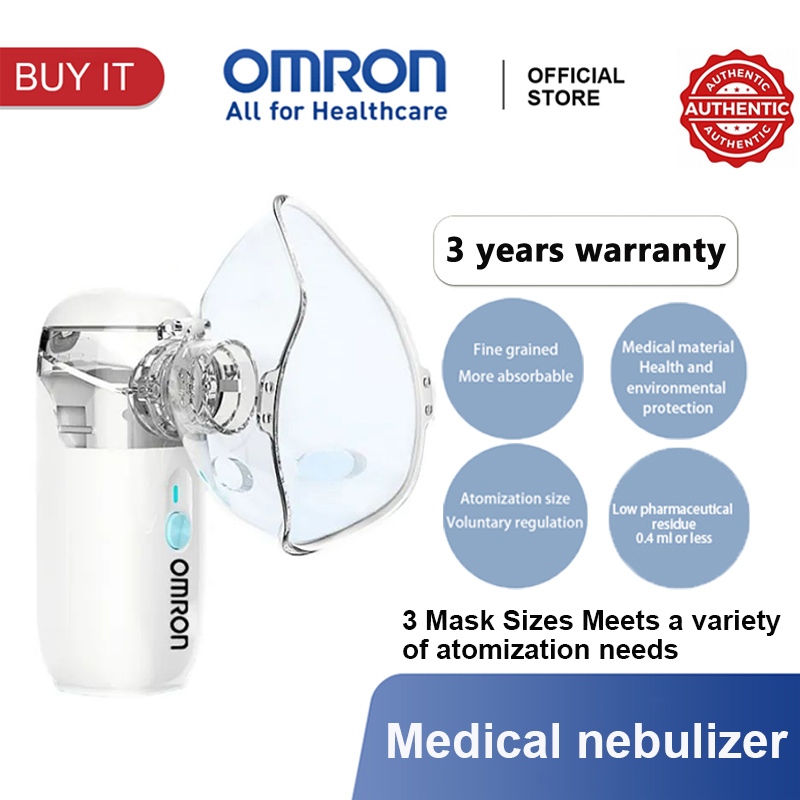 Omron Portable Nebulizer Machine Handheld Rechargeable Nebulizer