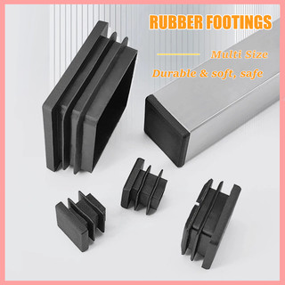 Multi Size Rubber Footing Plug Mat Tubular Plastic Plug Square Table ...