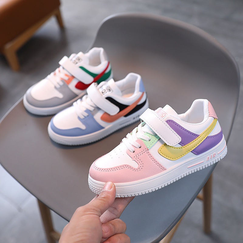 YZBZCJ Student‘s Patchwork color Shoes Comfortable Boy‘s Girl’s Board ...