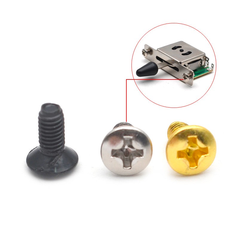 50pcs Electric Guitar Switch Screws Pickup Selector Screw for Electric ...