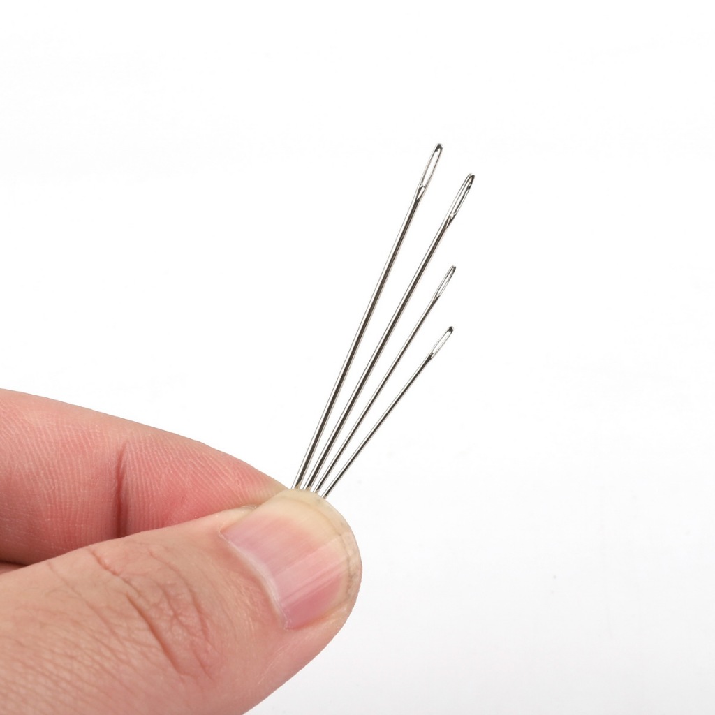 25pcs Needles Craft Embroidery Tool Large Eye Sewing Needles Hand ...