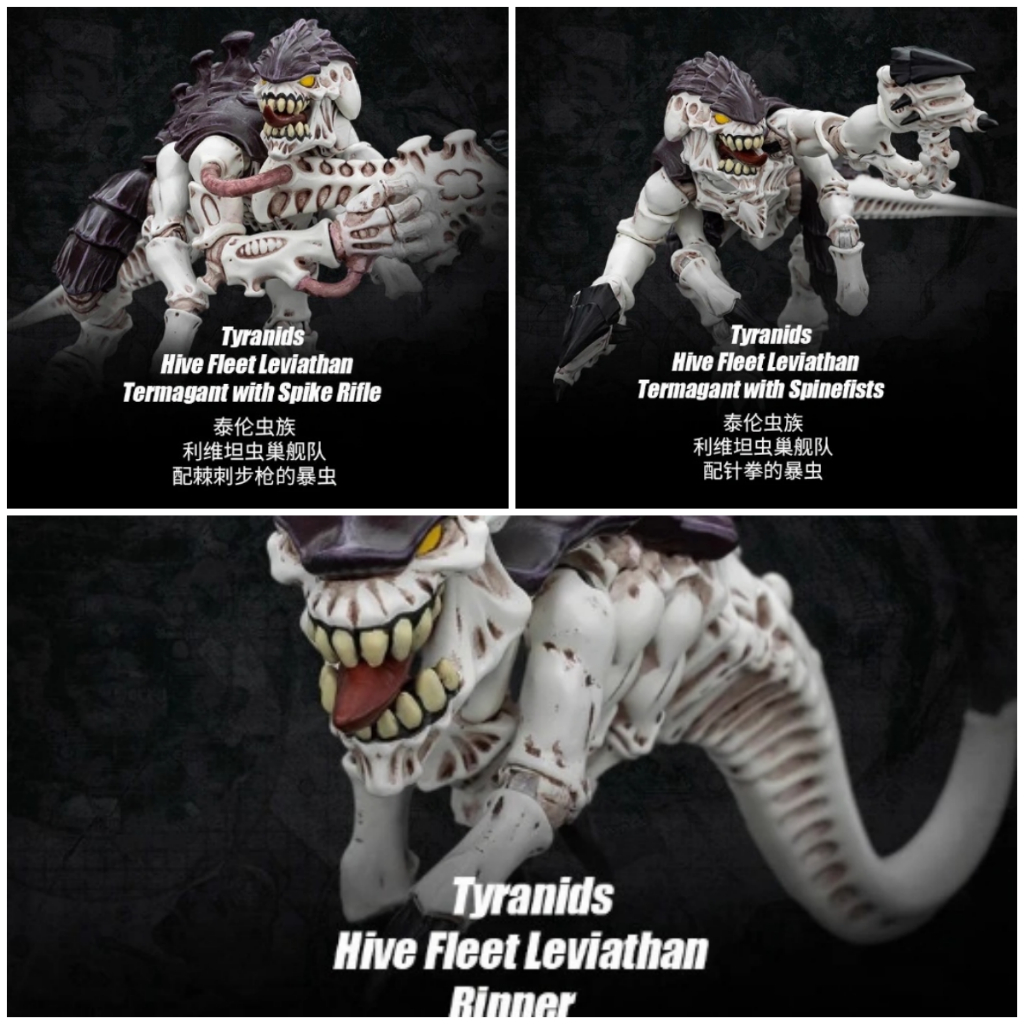 JOYTOY Dark Source Warhammer 40K Tyranid Leviathan Hive Fleet Violent ...