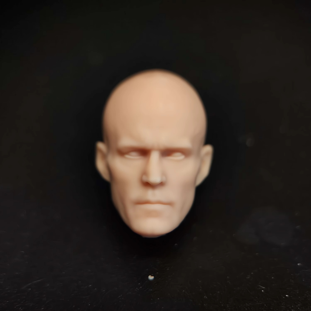 Unpainted 1/12 Scale Jason Statham Head Carved Model Fit For 6 inches SHF MEZCO McFarlane Male ...
