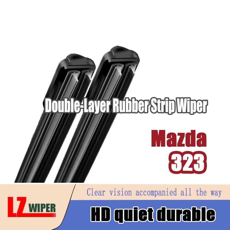 Mazda 323 Wiper Blade Set / Pair for All Year Model Sedan Hatchback ...