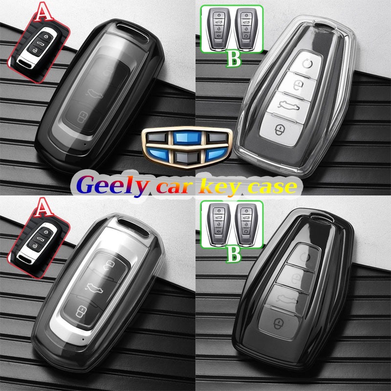 Geely Coolray key cover Transparent style key case for Geely Okavango ...