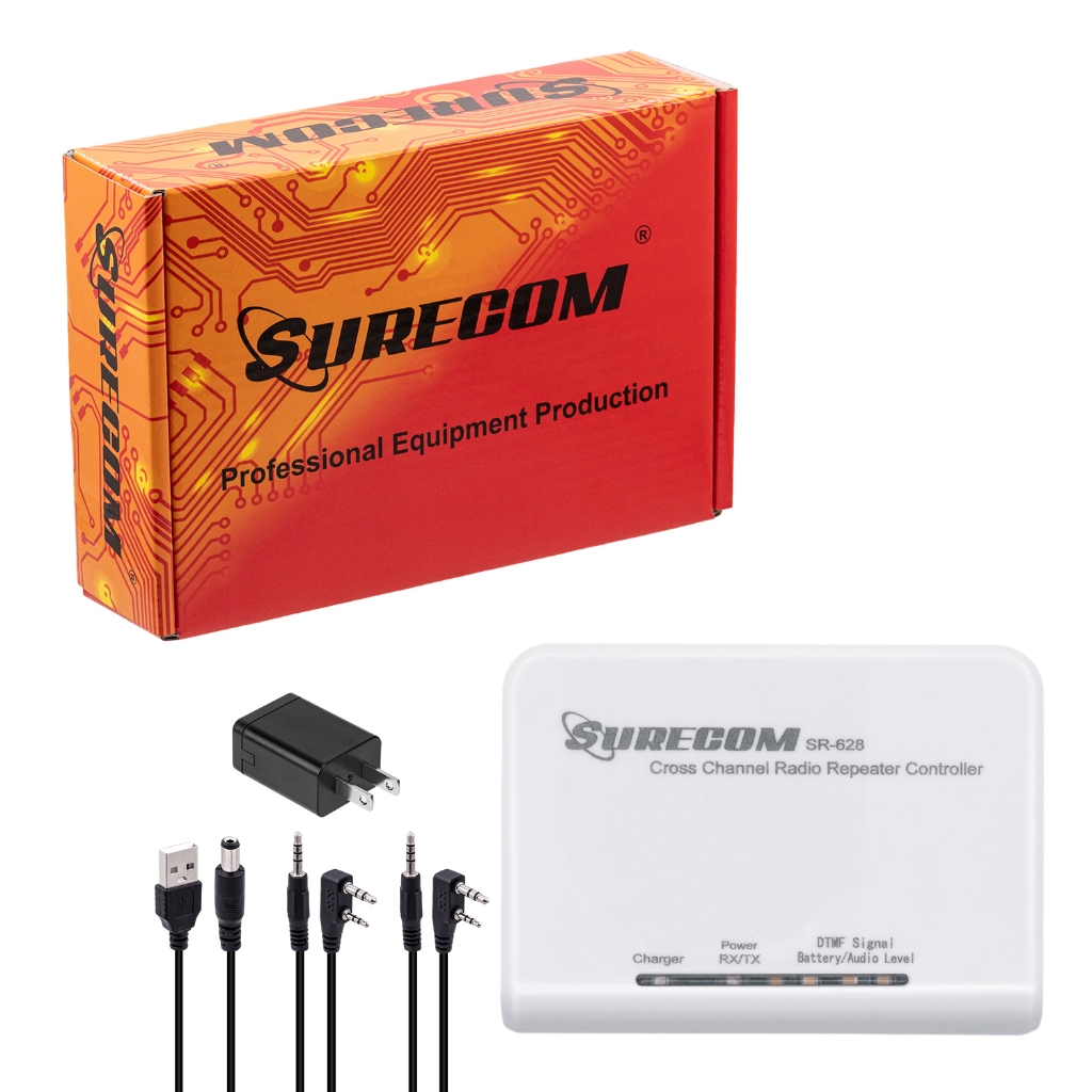 Surecom SR-628 Cross Band Duplex Repeater Controller with Radio cable ...