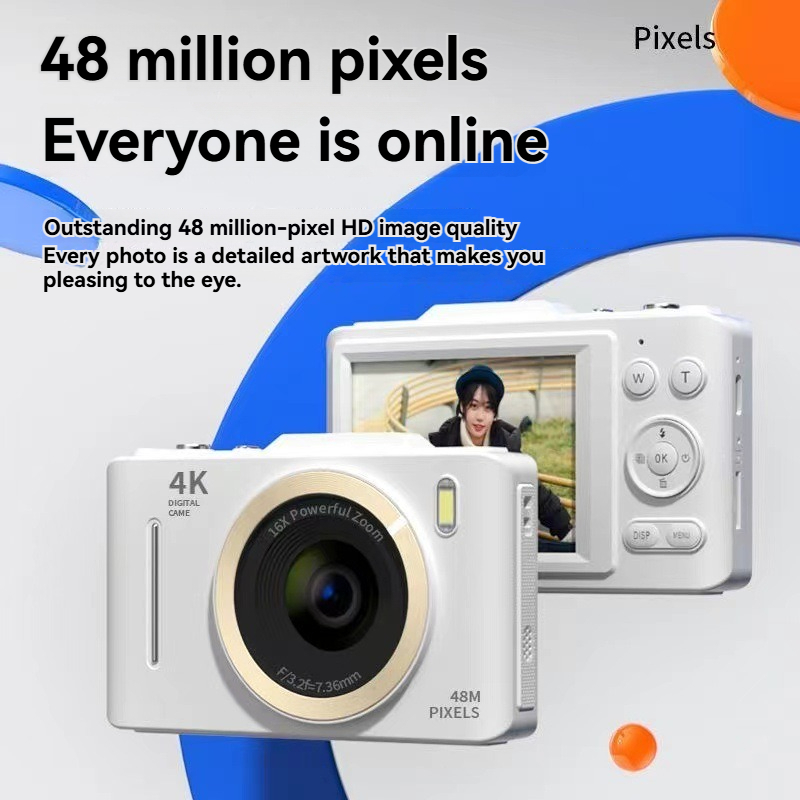 4k HD Digital ccd Camera Student Party Travel Entry-level Camera Retro ...
