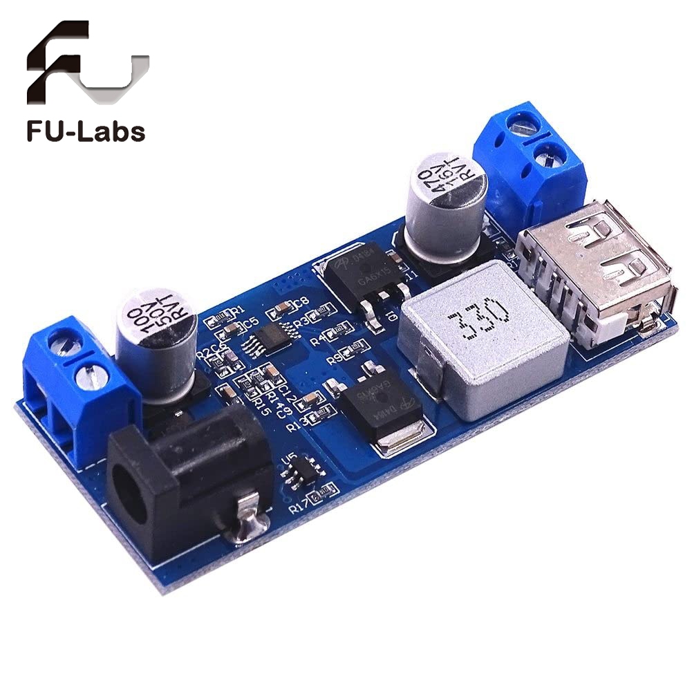 LM2596S DC-DC 24V/12V To 5V 5A Step Down Power Supply Buck Converter Replace HW-688 Adjustable ...