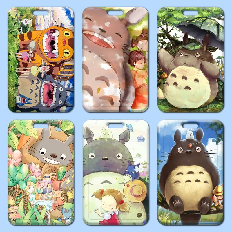 Anime My Neighbor Totoro card holder name tags card cover school ...