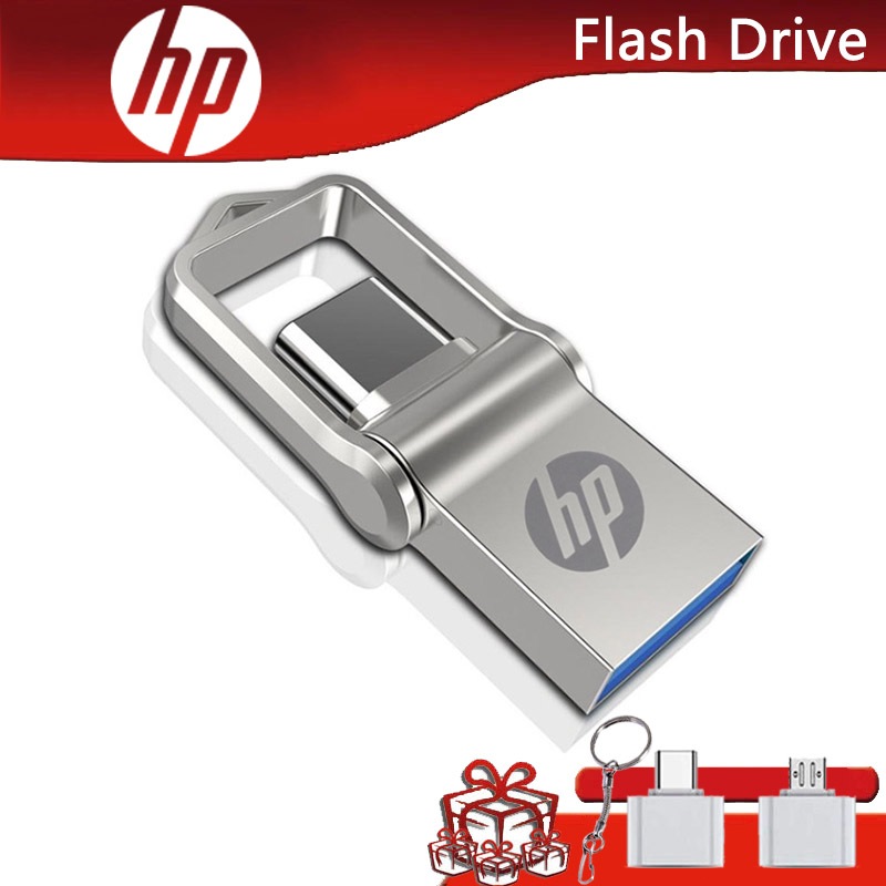HP Metal Mini Flash Drive 512GB 1TB 2TB TYPE-C Two-in-One Flash Drive ...
