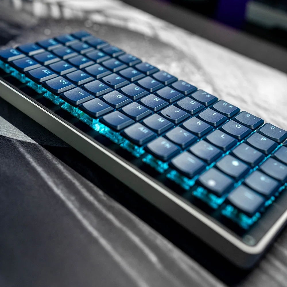 Taihao THT Navy Blue Keycap Thins Low Profile Keycaps For Gaming ...