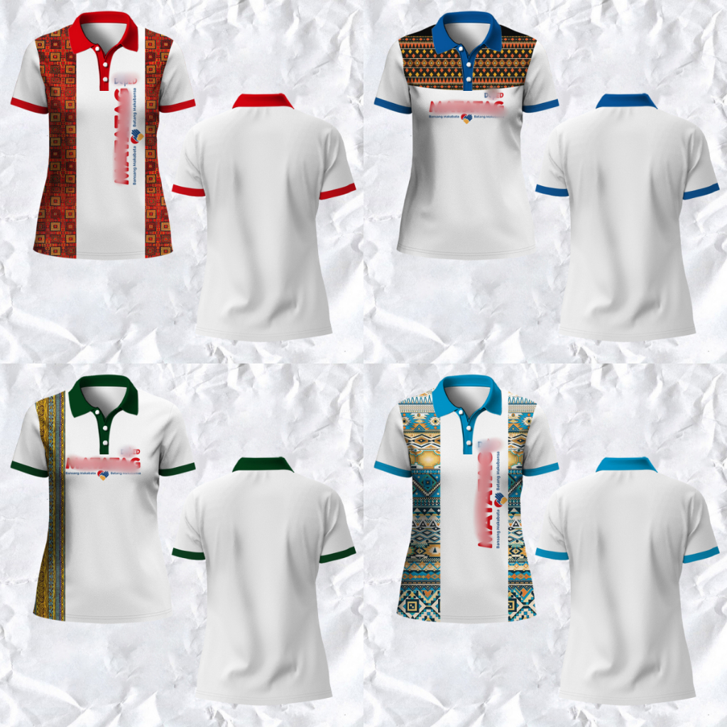New Deped Matatag Polo Shirt Fully Sublimated Women's T-Shirt Men's ...