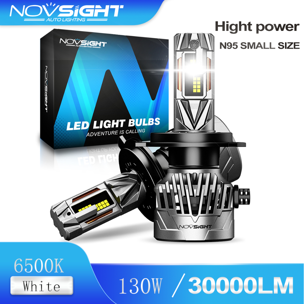 Novsight High brightness series N95 LED Car Headlight H4 H7 H11 9005 ...