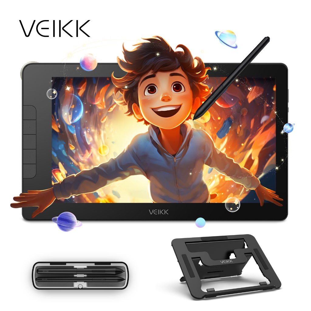VEIKK Studio 16 Drawing Display 15.6 inch Drawing Tablet with Screen ...