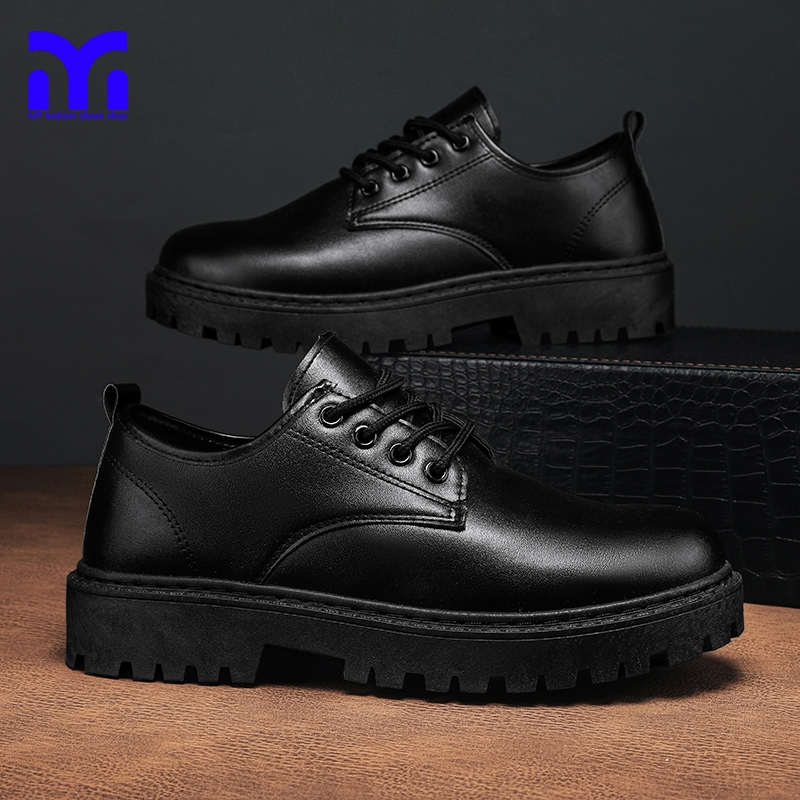 New Men's Black Shoes Student Shoes Good Quality School Black Shoes ...