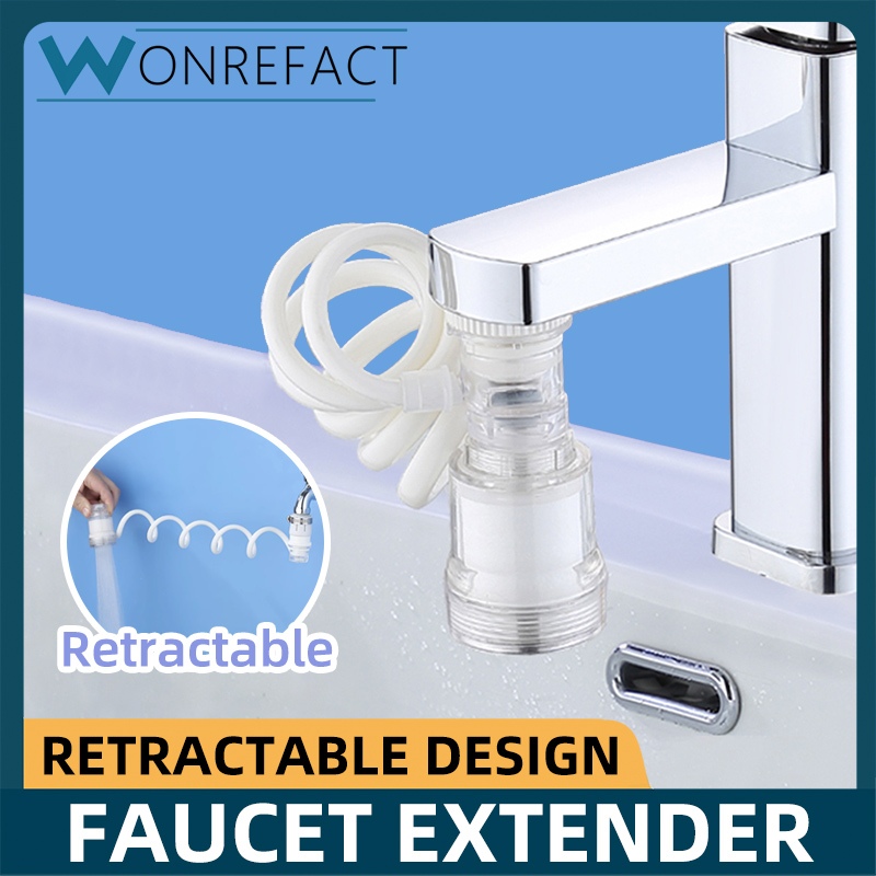 Kitchen Faucet Extender Stretchable Shower Faucet Converter Portable ...