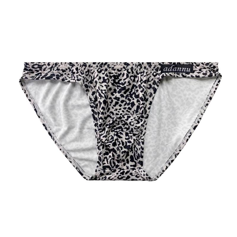 Sexy Leopard print Men Briefs Nylon Cotton Breathable Low Waist ...