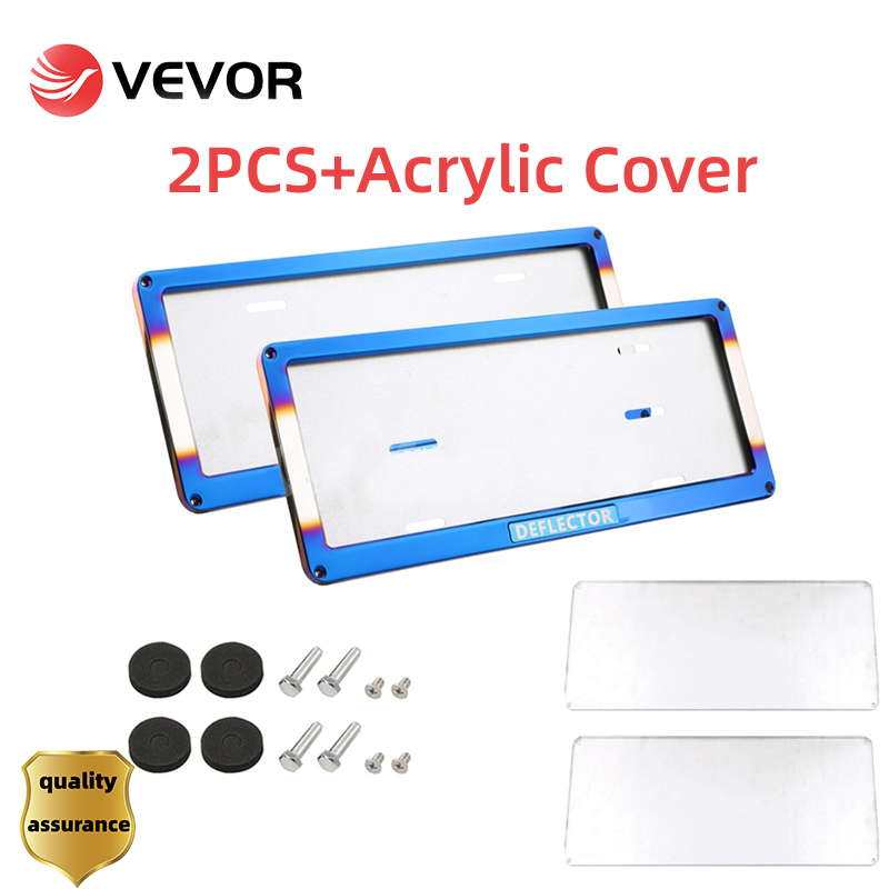 License Plate Frame LTO Metal Chrome License Plate Frames Universal Car ...