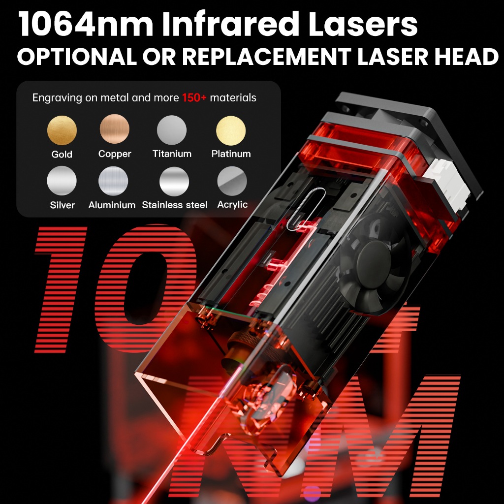 DAJA laser head commercial machine after-sales replacement D2/D3/M3 ...