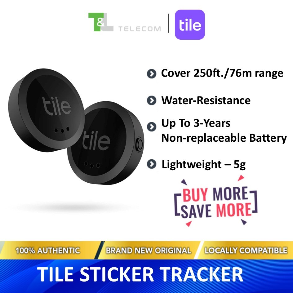 [Buy More Save More] Tile Sticker Tracker RE-42001 | Mini and Light ...