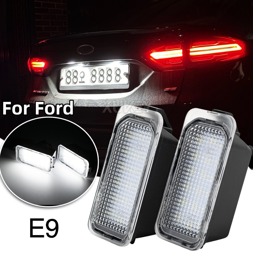2PCS 18 LED Super Bright Number Plate Lights License Lamps Rear Tail ...