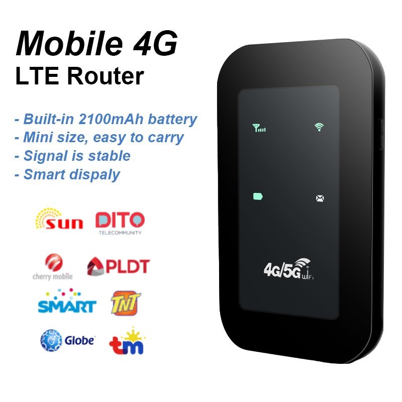 4G LTE Wireless Router Portable WiFi Plug-in Card Pocket Router with ...