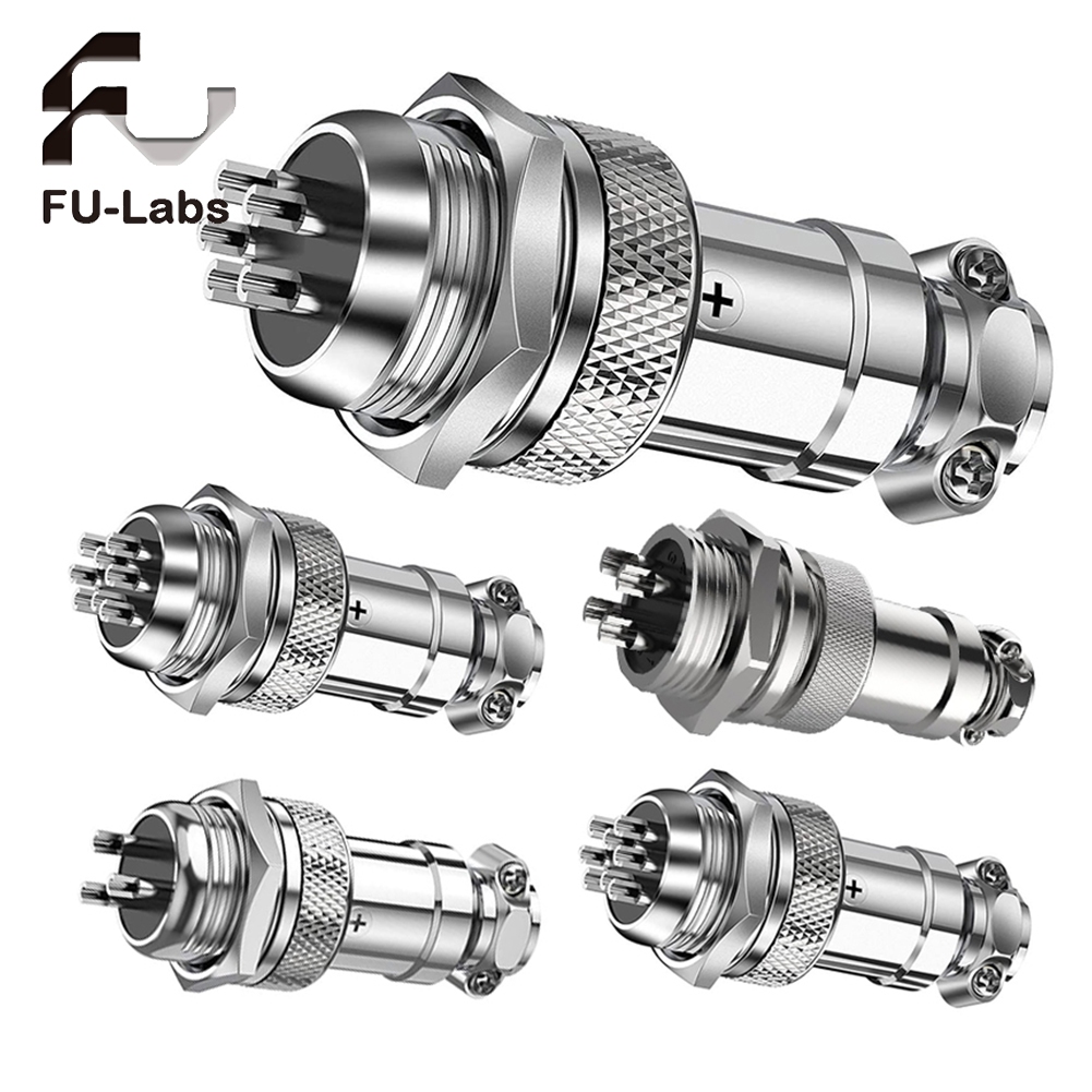 1Set GX16-2/3/4/5/6/7/8/9/10 Pin Male Female 16mm Wire M16 GX16 ...