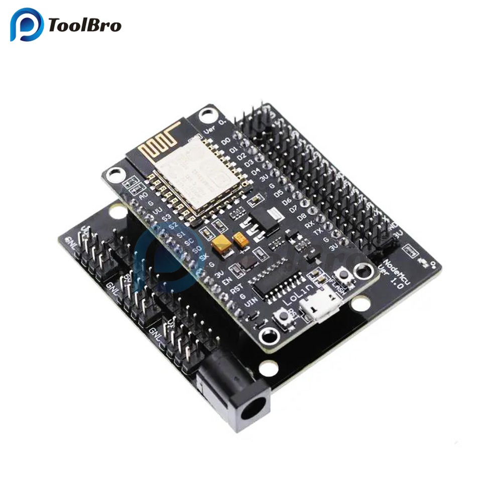 Nodemcu V3 Esp8266 Esp 12e Wifi Development Board Ch340g Square Blackboard Soldering Pin Micro 